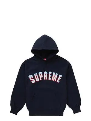 Supreme Icy Arc Hooded Sweatshirt - Navy Blue