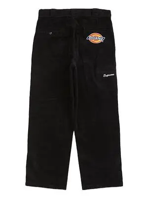 Supreme Dickies Double Knee Corduroy Work Pant - Black
