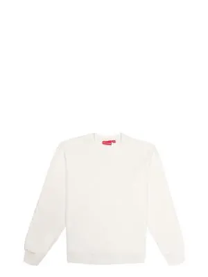 Supreme Cutout Logo Crewneck Natural