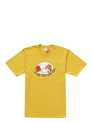 Supreme It Gets Better Every Time Tee Shirt - Acid Yellow
