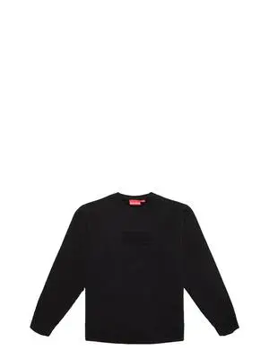 Supreme Supreme Cutout Logo Crewneck Sweatshirt Black
