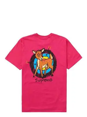 Supreme Deer Tee Shirt Pink