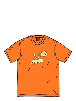 Supreme Daniel Johnston Frog Tee Shirt - Orange