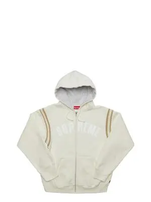 Supreme Zip Up Hooded Sweatshirt - White