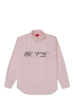 Supreme Jamie Reid Fuck All Shirt - Light Pink