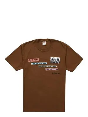 Supreme Joie De Vivre Tee Shirt - Brown