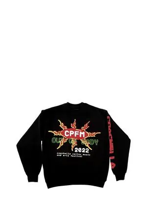 CACTUS PLANT FLEA MARKET Coachella Crewneck Sweatshirt - Black