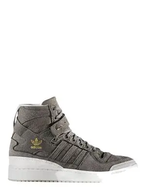 Adidas Forum Hi Crafted Sneakers - Black/running White/gold Metallic