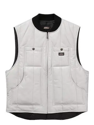 Supreme Dickies Leather Work Vest - White