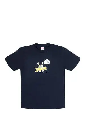 Supreme Daniel Johnston Frog Tee Shirt - Navy Blue