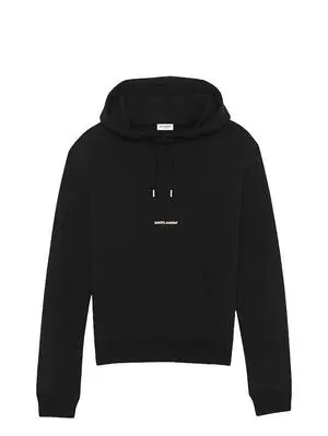Saint Laurent Rive Gauche Hoodie - Black
