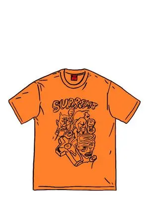 Supreme Daniel Johnston Tee Shirt - Orange
