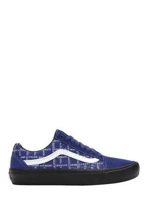 VANS Old Skool Supreme Grid Sneakers - Royal/white