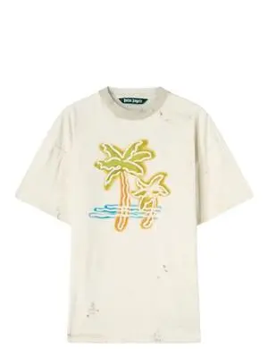 Palm Angels Palm Neon T-shirt - Off White
