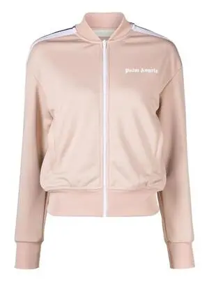 Palm Angels Logo Print Bomber Jacket - Pink