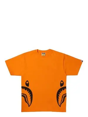 A BATHING APE Bicolor Side Shark Tee Shirt (ss22) Orange