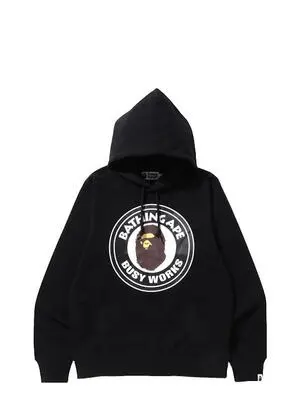 A BATHING APE Busy Works Pullover Hoodie - Black