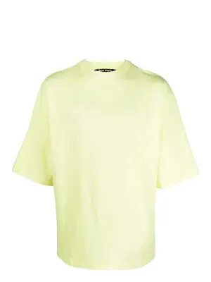 Palm Angels Logoprint Cotton T-shirt - Yellow