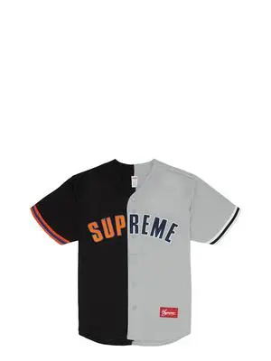 Supreme Don't Hate Baseball Jersey - Black