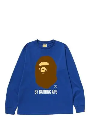 A BATHING APE By Bathing Ape Long Sleeve Tee Shirt Blue