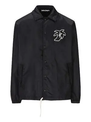 Palm Angels Nylon Jacket Black