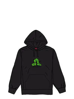 Supreme Hooded Sweatshirt - Black