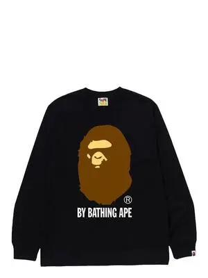 A BATHING APE By Bathing Ape Long Sleeve Tee Shirt - Black