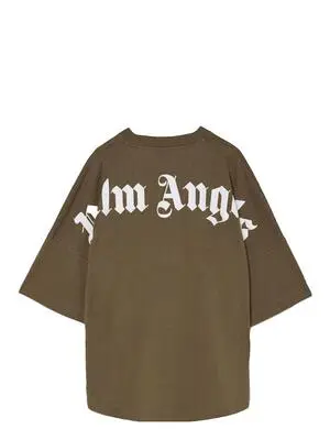 Palm Angels Logo T-shirt - Military Green