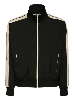 Palm Angels Nylon Track Jacket - Black/off/white