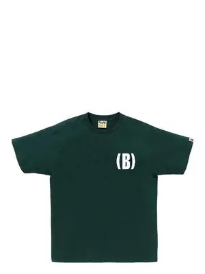 A BATHING APE B One Point Tee Shirt - Green