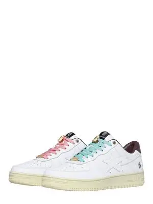 A BATHING APE Black Label Sta - White/cream/brown