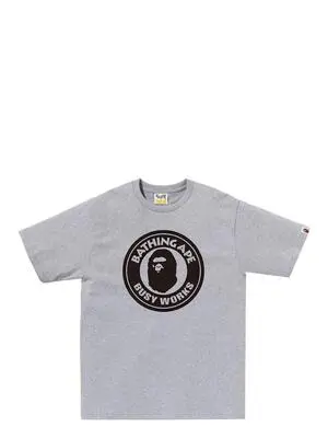 A BATHING APE Bicolor Busy Works Tee Shirt - Grey