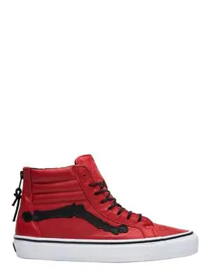 VANS Sk8-hi High-top Sneakers - Red/black