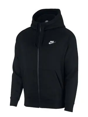 Nike Sportswear Club Fleece Fullzip Hoodie - Black/white