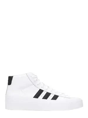 Adidas High Top Lace-Up Sneakers Cloud White/core Black/cloud White