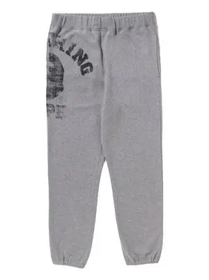 A BATHING APE Big College Sweat Pants - Gray