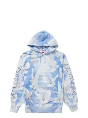 Supreme Doves Hooded Sweatshirt - Blue