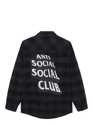 ANTI SOCIAL SOCIAL CLUB Happiest Place On Earth Flannel - Black