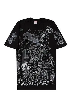 Supreme Downtown Tee Shirt - Black