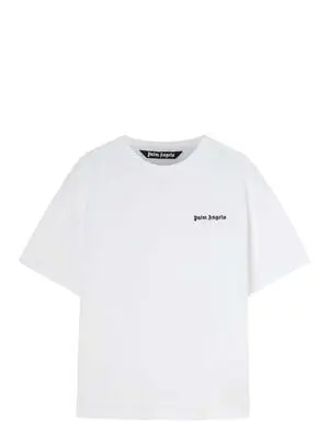 Palm Angels Print Logo T-shirt White/black