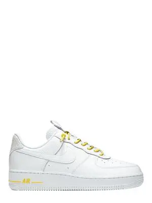 Nike Air Force 1 Low Lux Sneakers - White/chrome Yellow/black