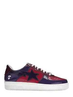 BAPE Bape Sta Low Camo Combo Sneakers Camo Purple