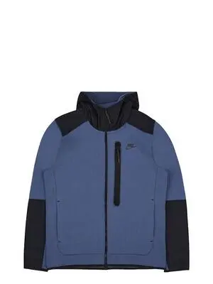 Nike Sportswear Tech Fleece Fullzip Hoodie - Diffused Blue/black