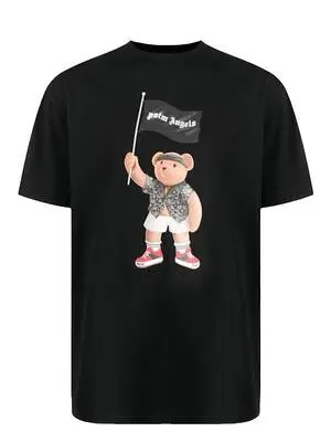 Palm Angels Pirate Teddy Bear T-shirt - Black