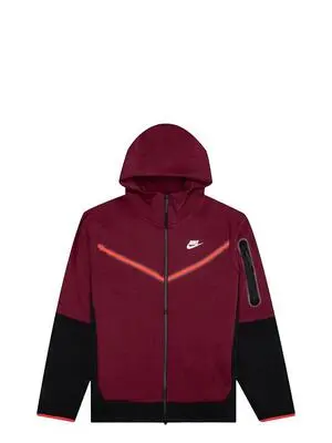 Nike Sportswear Tech Fleece Fullzip Hoodie - Dark Beetroot/black/phantom