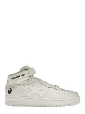 BAPE A Bathing Ape Bape Sta Mid Sneakers White/black