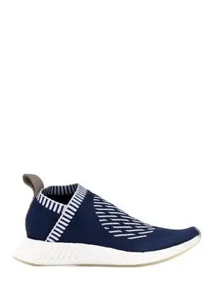 Adidas Nmd Cs2 Primeknit Ronin Stripes Sneakers - Collegiate Navy Blue/footwear White/pale Nude
