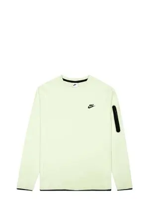 Nike Sportswear Tech Fleece Crew - Lime Ice/black