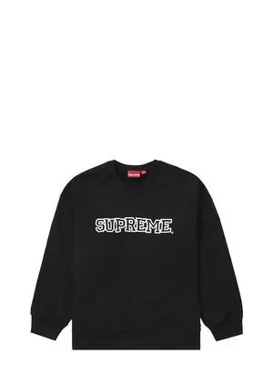 Supreme Shattered Logo Crewneck Sweatshirt - Black