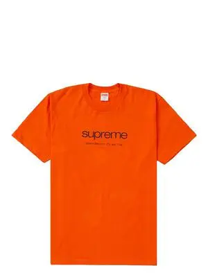Supreme Shop Tee Shirt - Orange